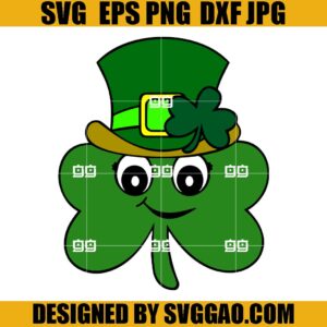 Leprechaun Shamrock SVG, St. Patrick’s Day SVG, St Pattys SVG