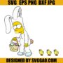 The Simpsons Easter SVG, The Simpsons Egg SVG, Happy Easter SVG