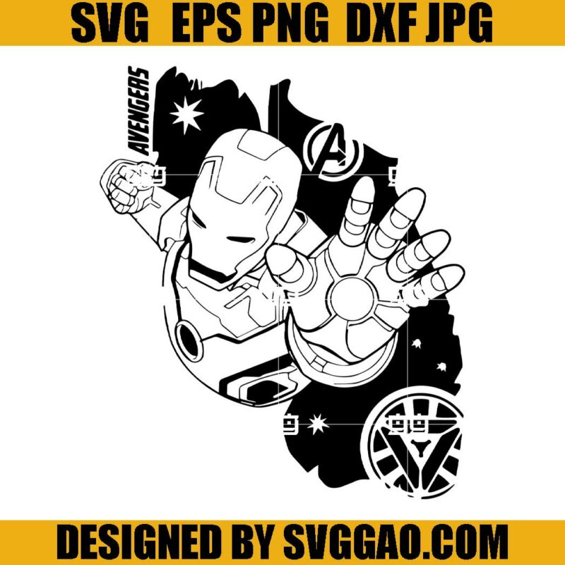 Ironman SVG, Iron Man Avengers SVG, Super Hero SVG – SVGGAO