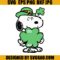 Snoopy Peanuts St Patrick Day SVG, Snoopy Shamrock SVG