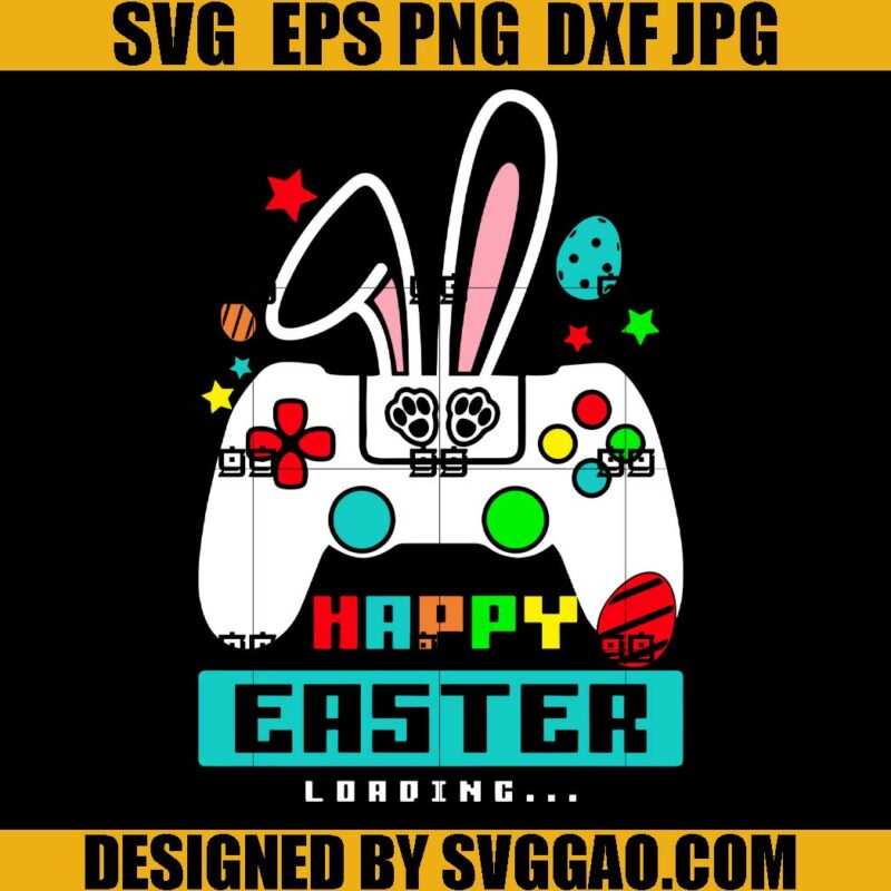 Easter Gamer SVG, Happy Easter SVG, Easter Gaming SVG