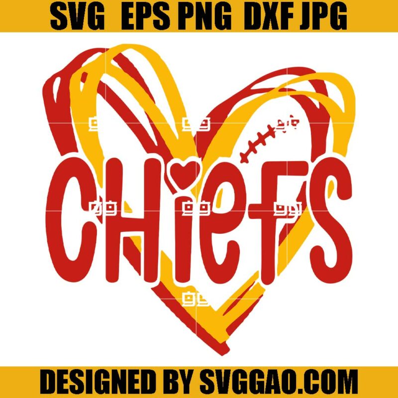 Kansas City Chiefs SVG, Chiefs Football SVG