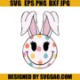 Easter Smiley Face SVG, Bunny Ear Smiley SVG, Smiley SVG