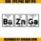 Bazinga SVG, Periodic Table SVG