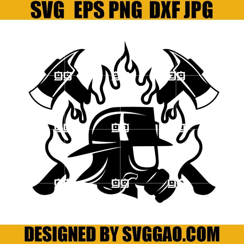 Fire Fighter SVG, Fireman Firefighter SVG, American Fire Fighter SVG