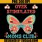Overstimulated Moms Club PNG, Retro Overstimulated Essential PNG