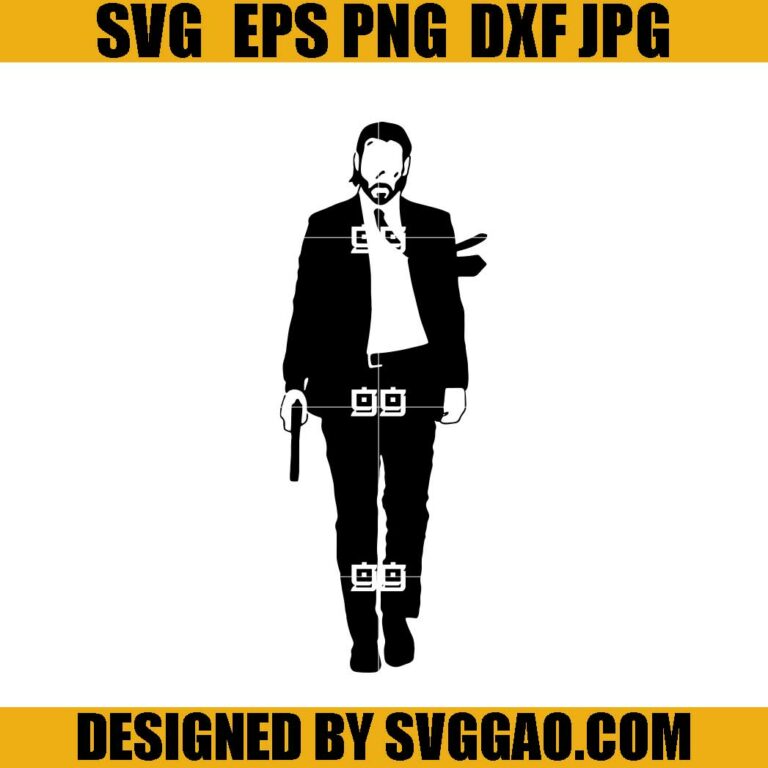 John Wick Part 4 SVG, Movie John Wick SVG