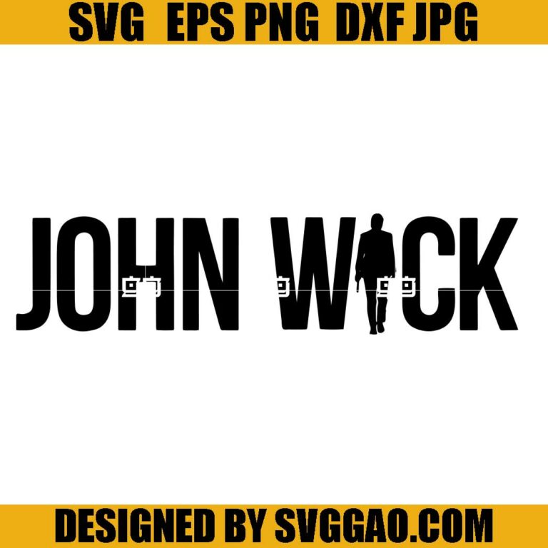 Cast John Wick SVG, Famous People SVG, Hollywood SVG
