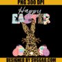 Happy Easter Leopard Plaid PNG, Buffalo Plaid Bunny PNG, Eggs Hunters PNG