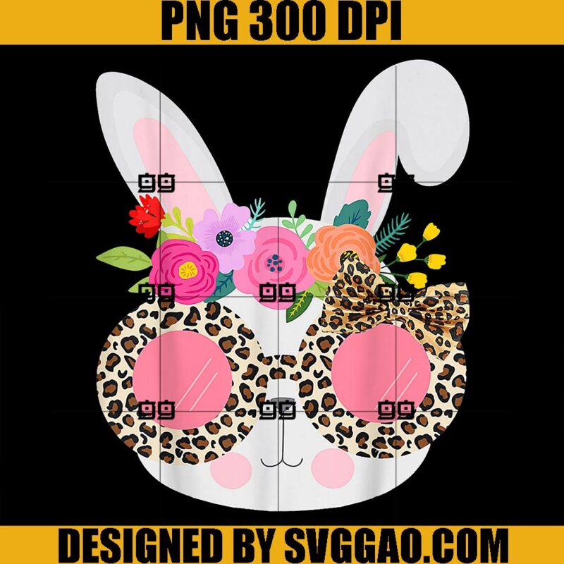 Bunny Face Leopard Print PNG, Easter Leopard PNG – SVGGAO