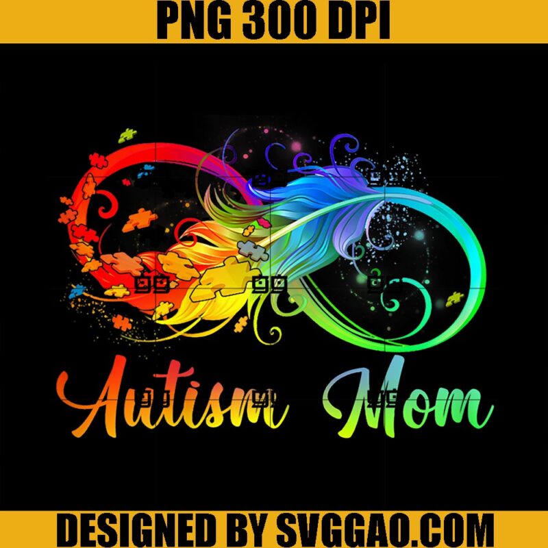 Proud Mom Autism Awareness PNG, Mom Autism PNG