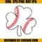 Shamrock Baseball SVG, Baseball St Patrick Day SVG, Irish Sport SVG
