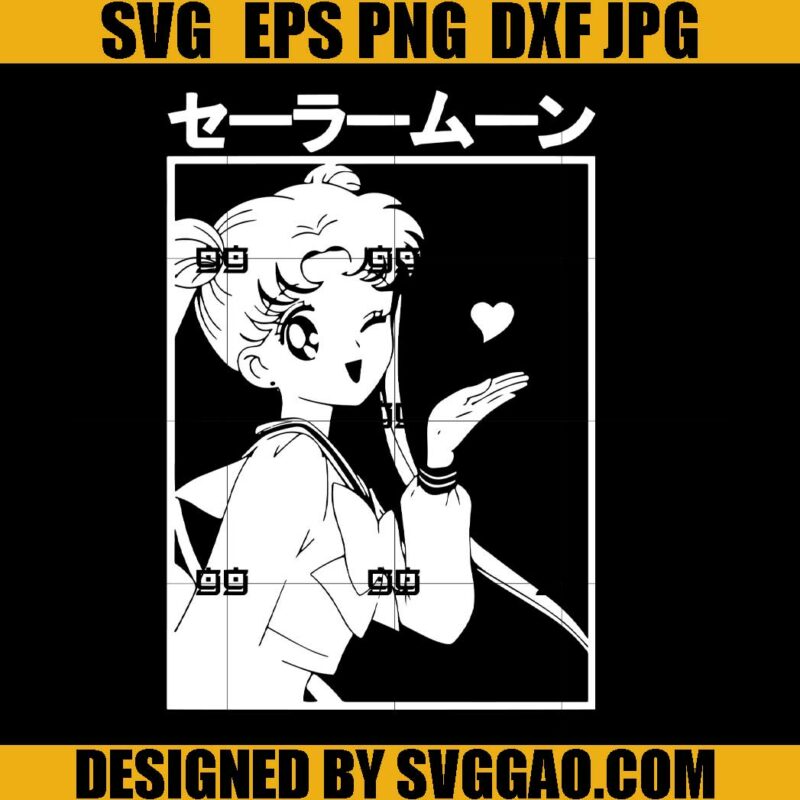 Sailor Moon SVG PNG DXF EPS Cricut