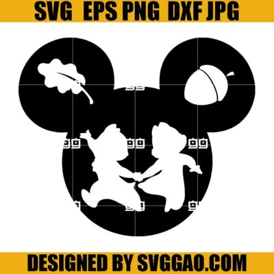 Chip And Dale SVG, Mickey Chip And Dale SVG, Mickey Head SVG