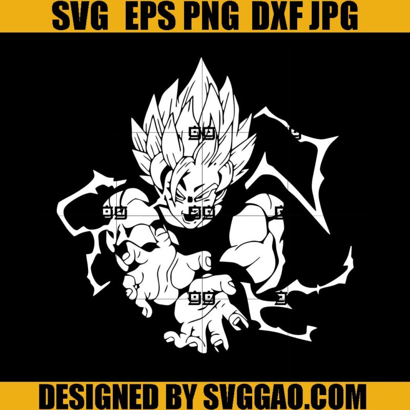 Goku Dragon Ball SVG, Goku Manga SVG, Goku SVG – SVGGAO