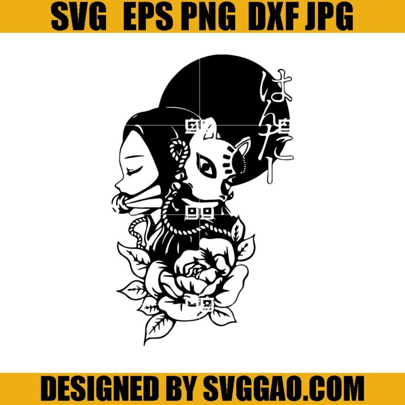 Nezuko Anime SVG, Anime SVG, Japan Anime SVG