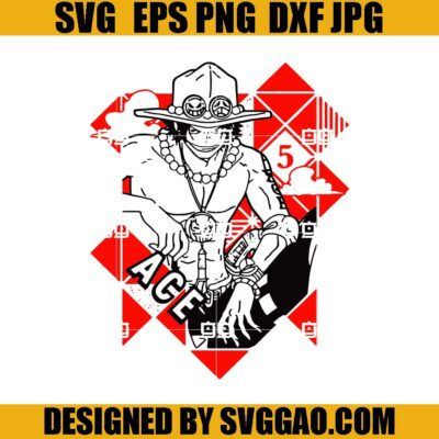 Portgas D. Ace SVG, One Piece SVG, Ace One Piece SVG
