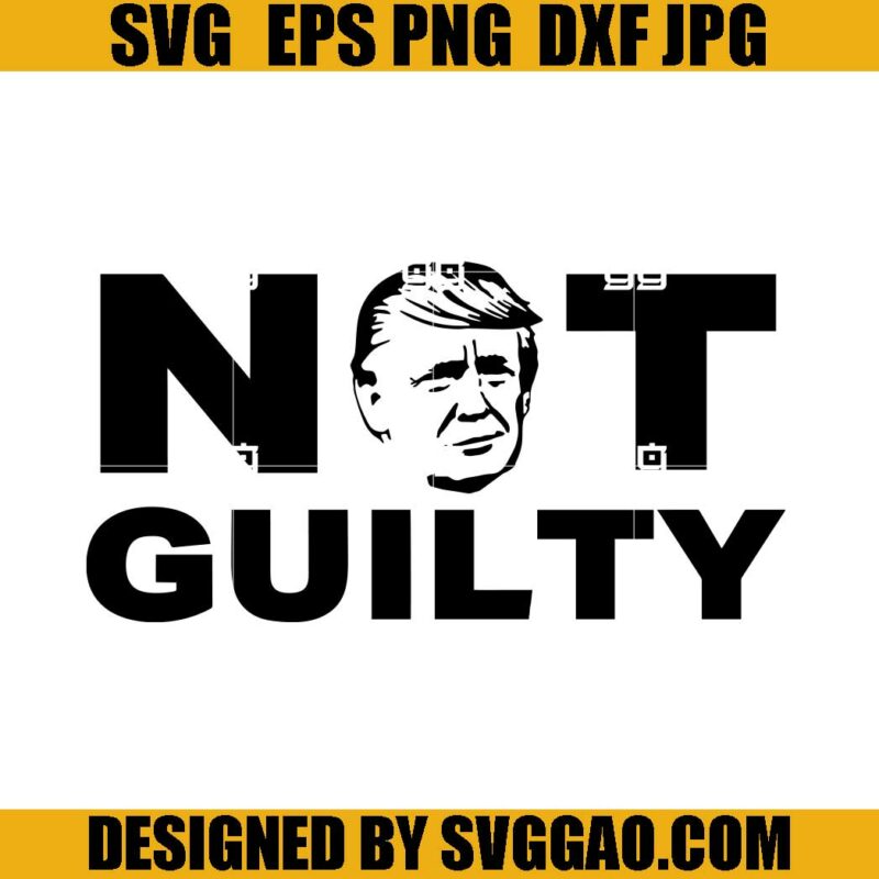 Trump Not Guilty SVG, Flag Us Donald Trump SVG, Trump Free SVG – SVGGAO