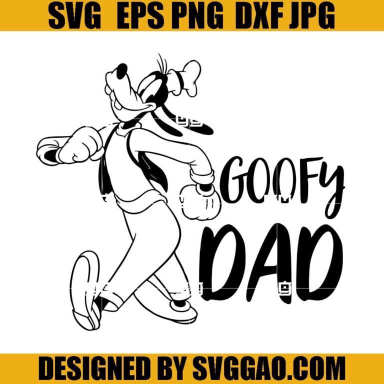 Goofy Dad SVG, Goofy Ears SVG, Mouse SVG