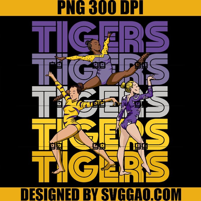 Tigers Gymnastics PNG, Gold Gymnasts PNG, LSU Geaux PNG – SVGGAO