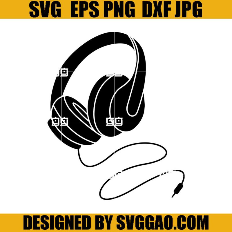 Headphones SVG, Vibrant Audio SVG, Music Beats SVG