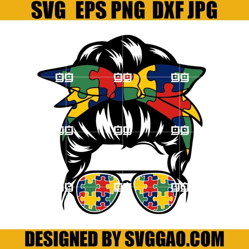 Mom Life Autism SVG, Autism Awareness SVG, Autism Mom SVG