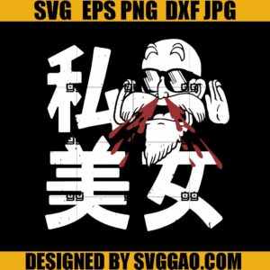 Master Roshi SVG, Roshi Anime SVG, Dragon Ball Z SVG