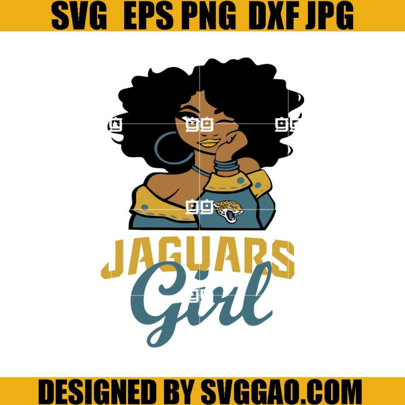 Jacksonville Jaguars SVG, Jacksonville Jaguars Girl Nfl SVG, Football ...