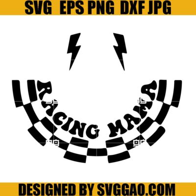 Racing Mama SVG, Retro Mom SVG, Mother's Day SVG