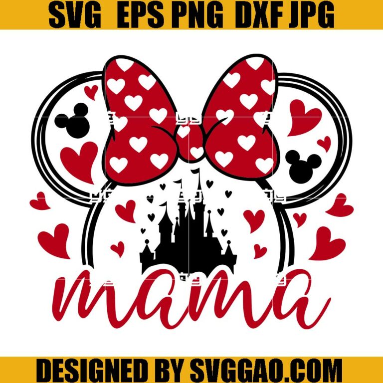 Mouse Mama SVG, Minnie Mama SVG, Best Mom Ever SVG – SVGGAO