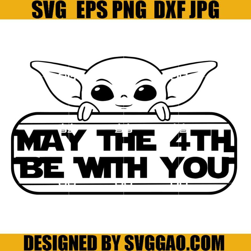 May The Fourth SVG, May The 4th Be With You SVG, Darth Vader SVG