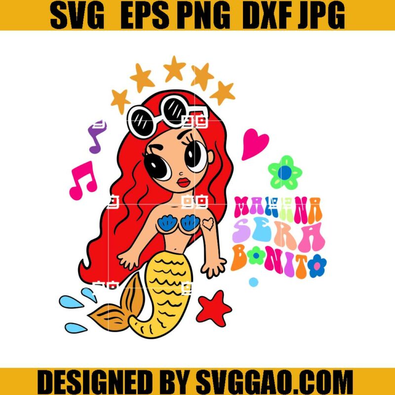 Karol G Sirena SVG, Manana Sera Bonito SVG, Karol G SVG – SVGGAO