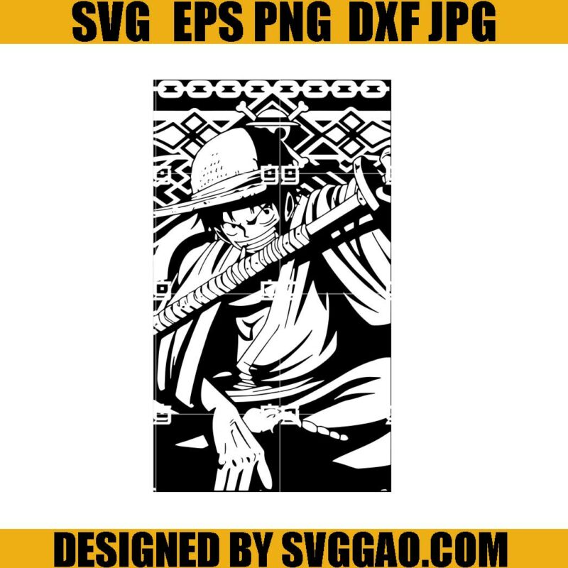 Luffy Super Like SVG, One Piece Anime SVG, Monkey D Luffy SVG