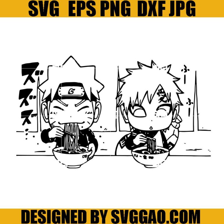 Naruto And His Best Friend SVG, Anime SVG, Ramen SVG
