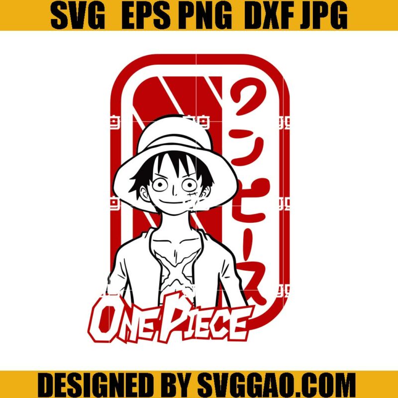 One Piece SVG, One Piece Anime SVG, Luffy SVG – SVGGAO
