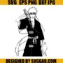 Kurosaki Ichigo SVG, Japanese Characters SVG, Bleach Anime SVG
