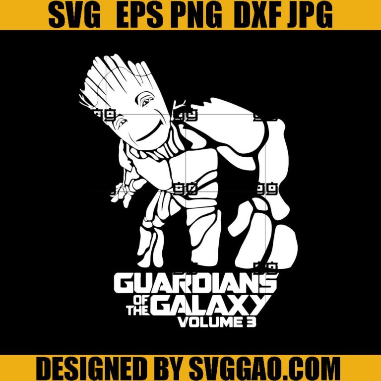Groot SVG, Guardians Of The Galaxy Vol.3 SVG, Marvel SVG