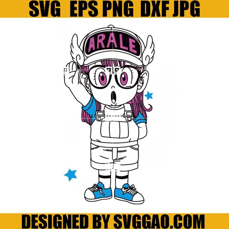 Norimaki Arale SVG, Dragon Ball SVG, Arale Dragon Ball SVG – SVGGAO