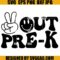 Peace Out Pre-K SVG, Pre K SVG, Last Day Of School SVG