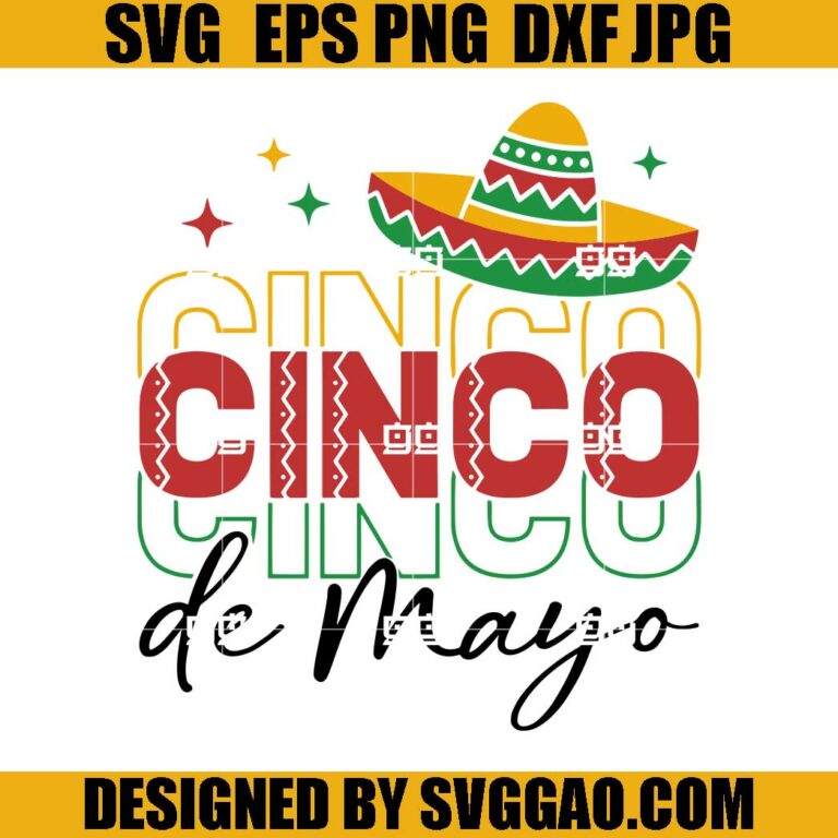 Cinco De Mayo SVG, Fiesta Party SVG, Mexico SVG