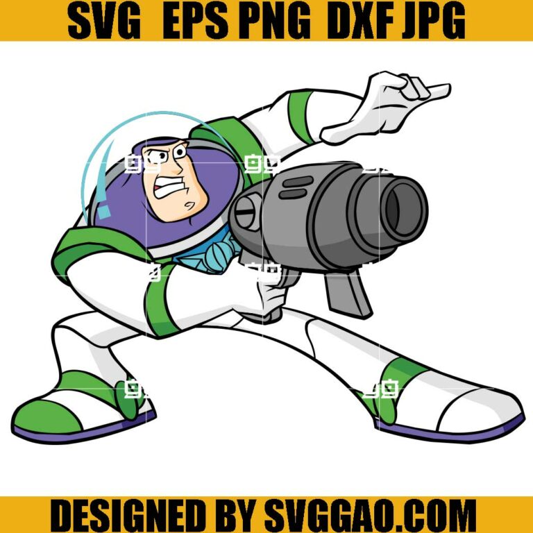 Buzz Lightyear SVG, Toy Story SVG, Disney Buzz Lightyear SVG