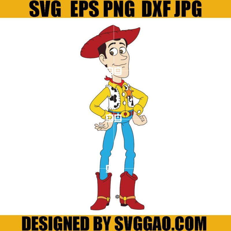 Disney Pixar Woody SVG, Disney Toy Story SVG, Toy Story Woody SVG