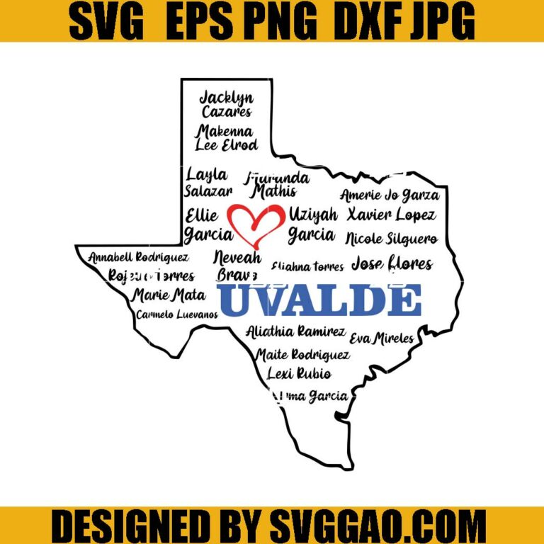 Uvalde Strong SVG, Pray For Texas SVG, Uvalde SVG