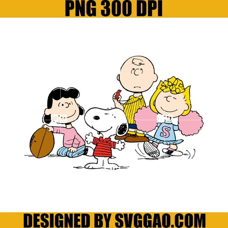 Snoopy And The Gang Play Football PNG, Snoopy PNG – SVGGAO