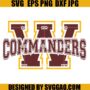 Commanders SVG, Washington Commanders SVG, Football Commanders SVG