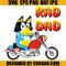 Bluey Dad Bandit SVG, Fathers Day Bluey SVG, Best Dad SVG