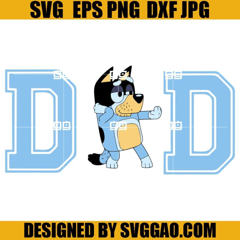 Bluey Dad SVG, Bluey SVG, Tactical Dad SVG