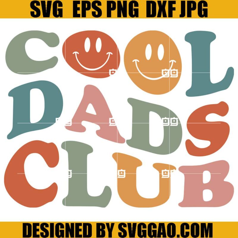 Cool Dads Club SVG,Cool Dads SVG,Cool Dad Gift
