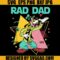 Rad Dad SVG, Rad Dad Gift For Father, Pluto Rad Dad SVG