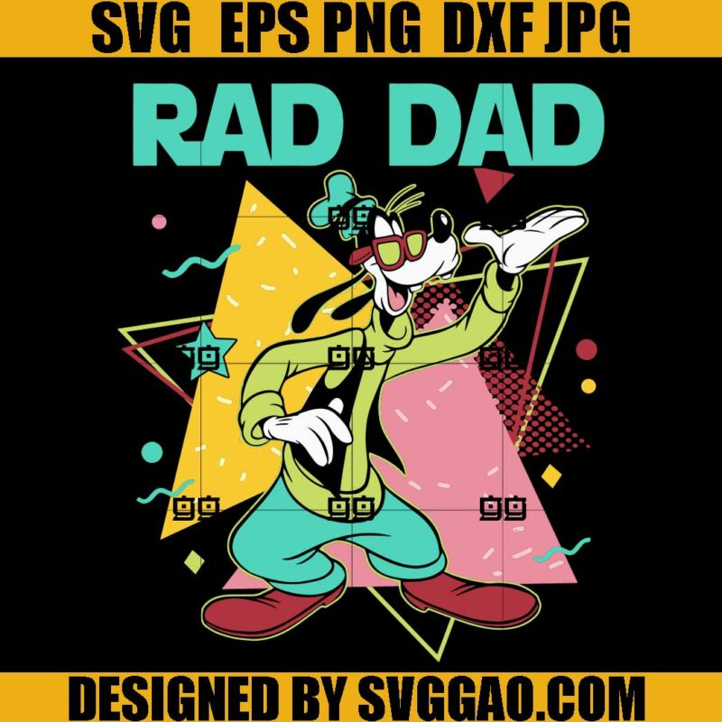 Rad Dad SVG, Rad Dad Gift For Father, Pluto Rad Dad SVG